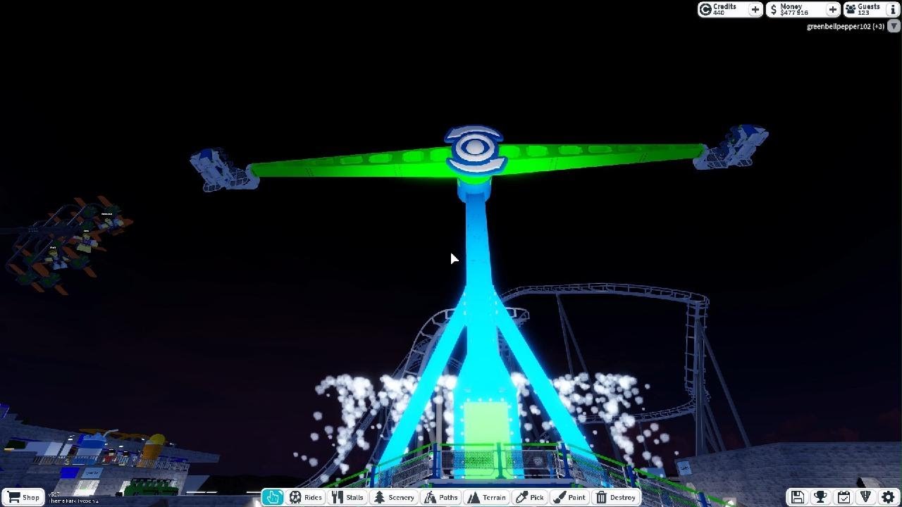 Roblox NEW G-Force Ride Theme Park Tycoon 2 Preview - YouTube