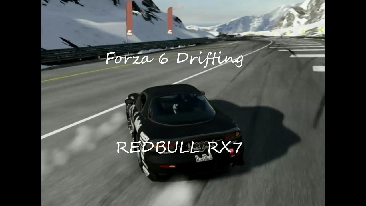 Drifting a Redbull RX7 on Forza 6 - YouTube