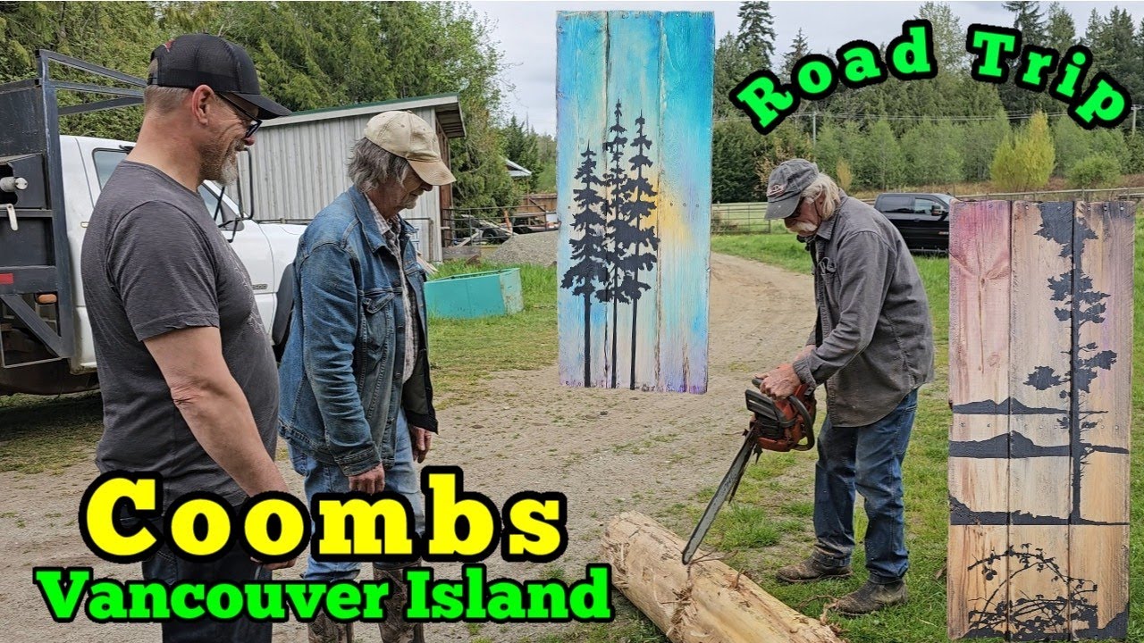 Day road trip to coombs, Vancouver Island to get some old cedar from a ...