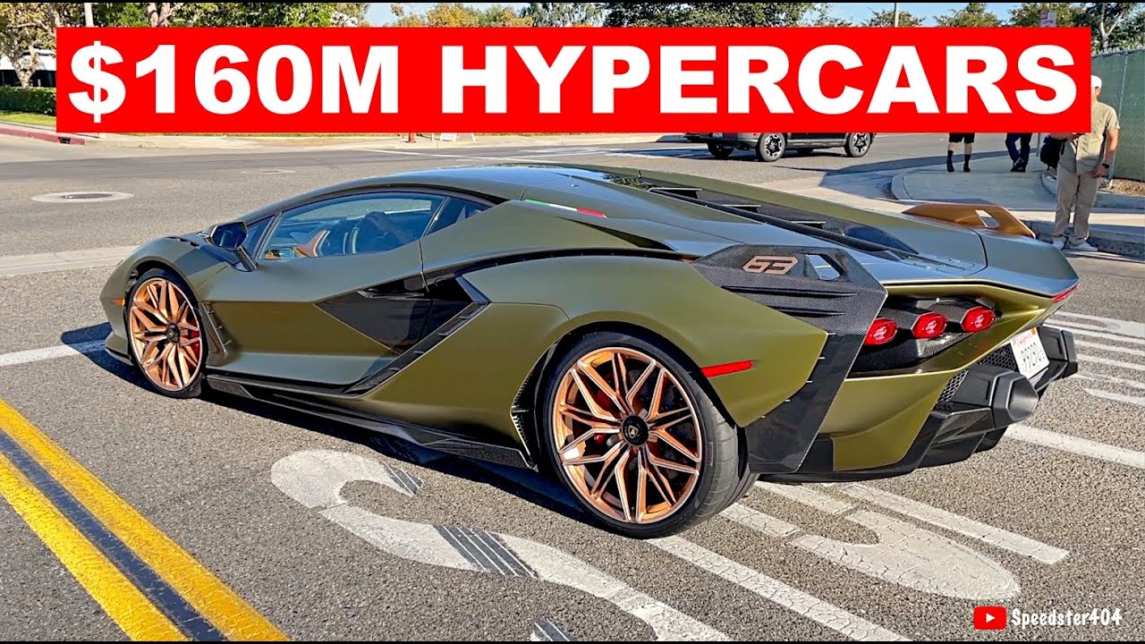 INSANE 40 Hypercars Gathering! Lamborghini Sian, Bugatti Divo, Apollo ...