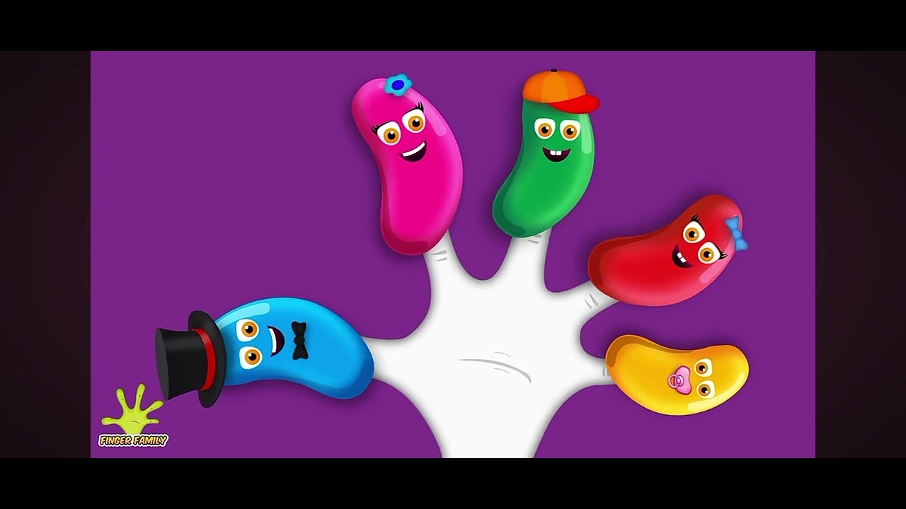 Jelly Beans Finger Family Song Jelly Beans Chlidern Nursery Rhymes ...