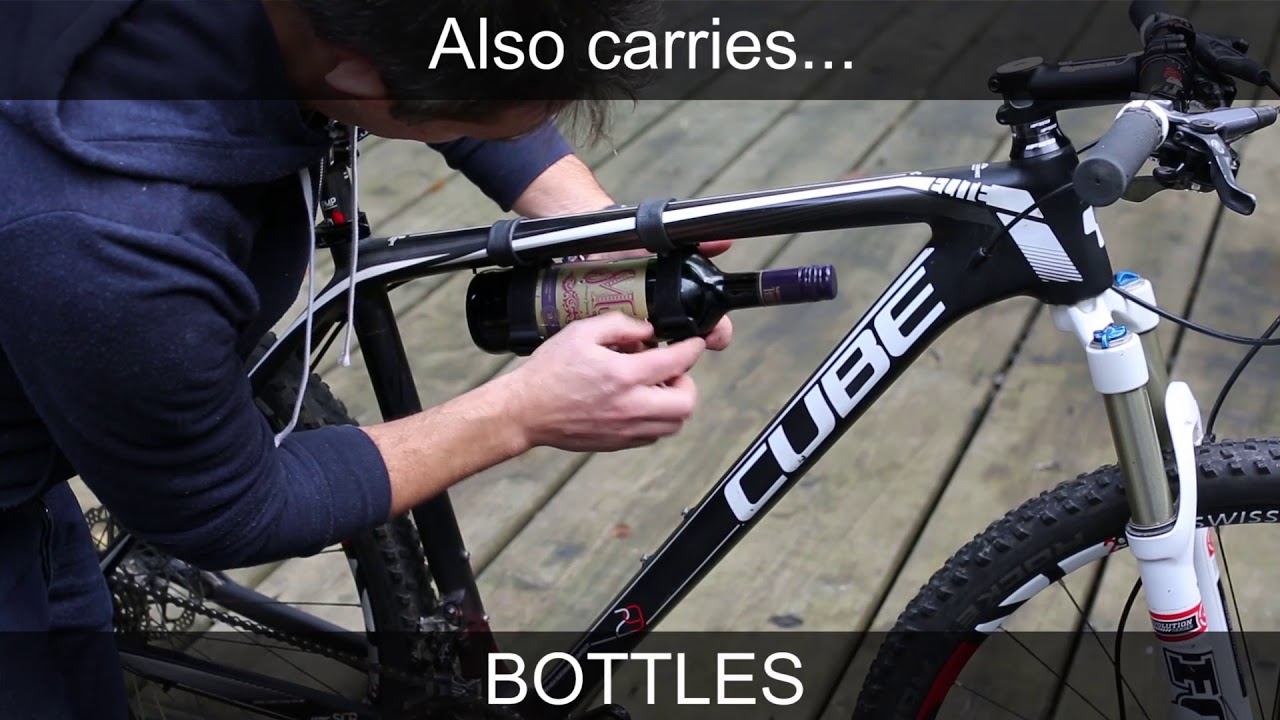 Thingumy: How to carry booze by bicycle - YouTube