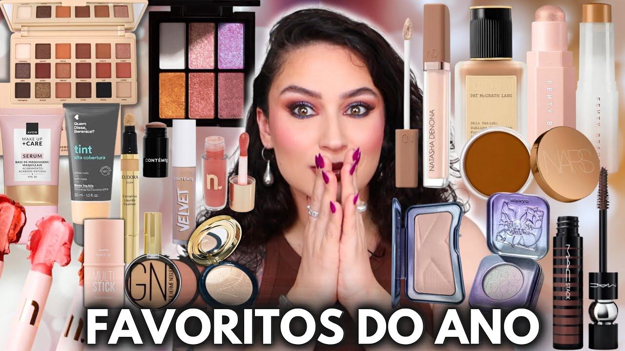 MELHORES MAQUIAGENS NACIONAIS E IMPORTADAS DO ANO! | Duda Fernandes ...