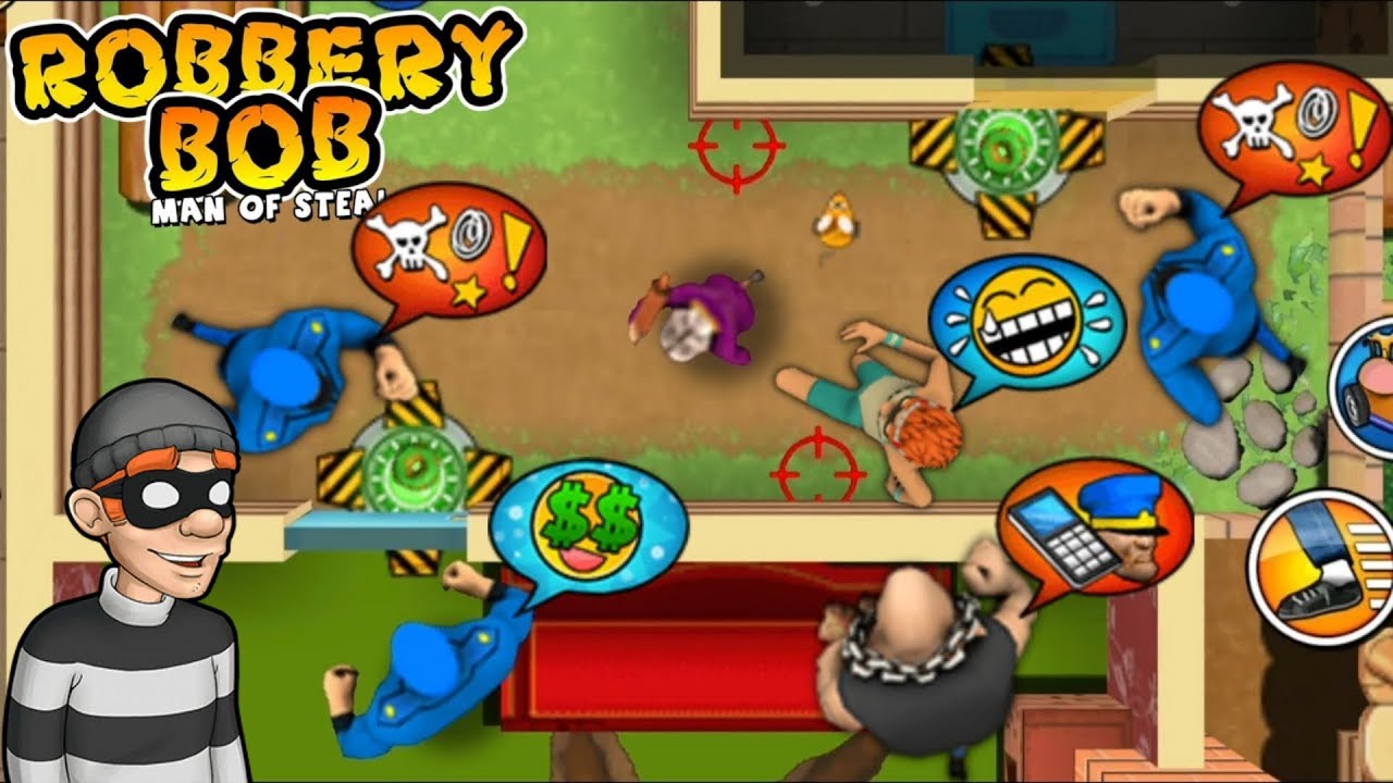 Robbery Bob - Super Hag and Long Runner Bob Use 100 Wind Up Toys and ...
