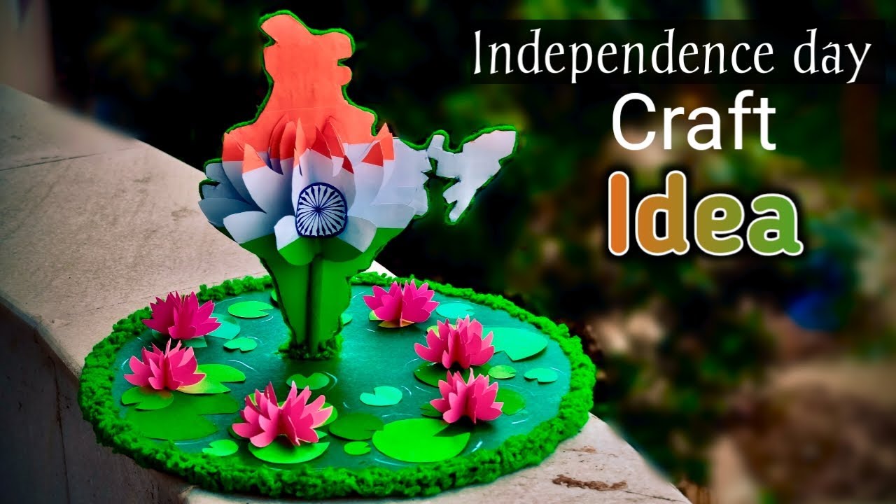 Independence day craft/Diy tricolour craft/15 th August craft for ...