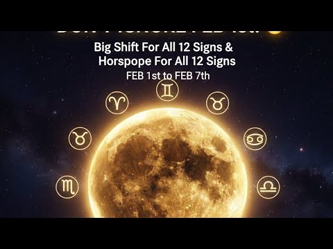 All Moon Signs Weekly Horoscope Feb 1–7, 2026: Leo Full Moon & Uranus ...