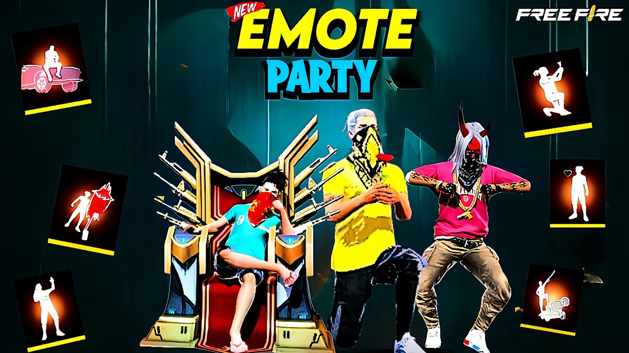 Emote Party 🥳 Event Coming 2024 Free Fire ! - YouTube