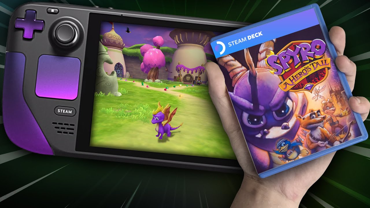 STEAM DECK ft. Spyro A Hero's Tail - YouTube