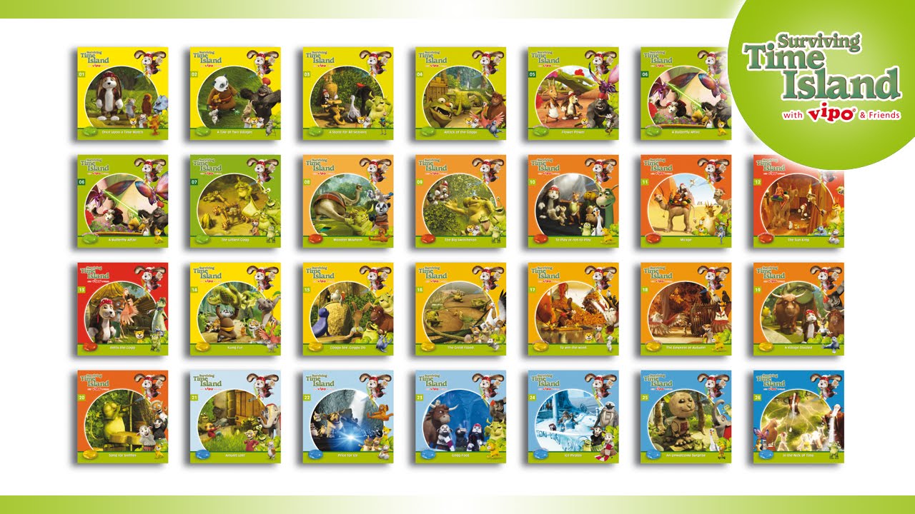 VIPO-Books: Surviving Time Island with VIPO & Friends - YouTube