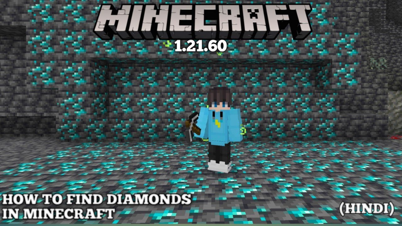 HOW TO FIND DIAMONDS IN MINECRAFT1.21 || MINECRAFT || (HINDI) - YouTube