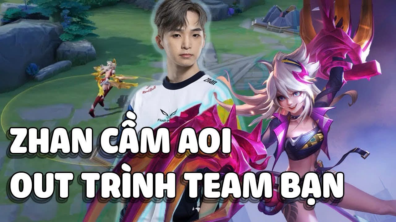 FW.ZHAN xử lý đẳng cấp với Aoi khiến Qi team bạn khóc thét - YouTube