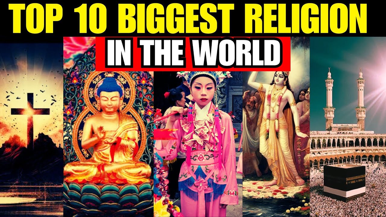 Top 10 Biggest Religions in the World 2024 ! Largest Religions by ...