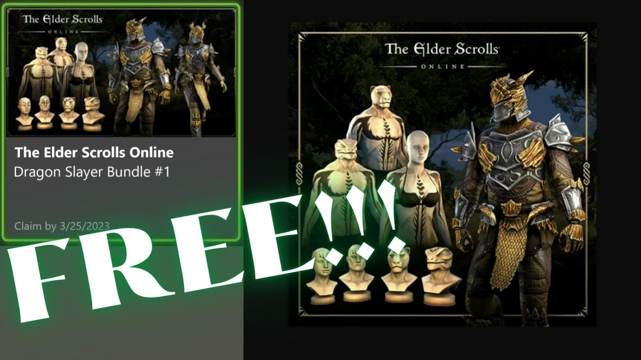 How To Get Free Dragon Slayer Motif and Body Markings! ESO, Elder ...
