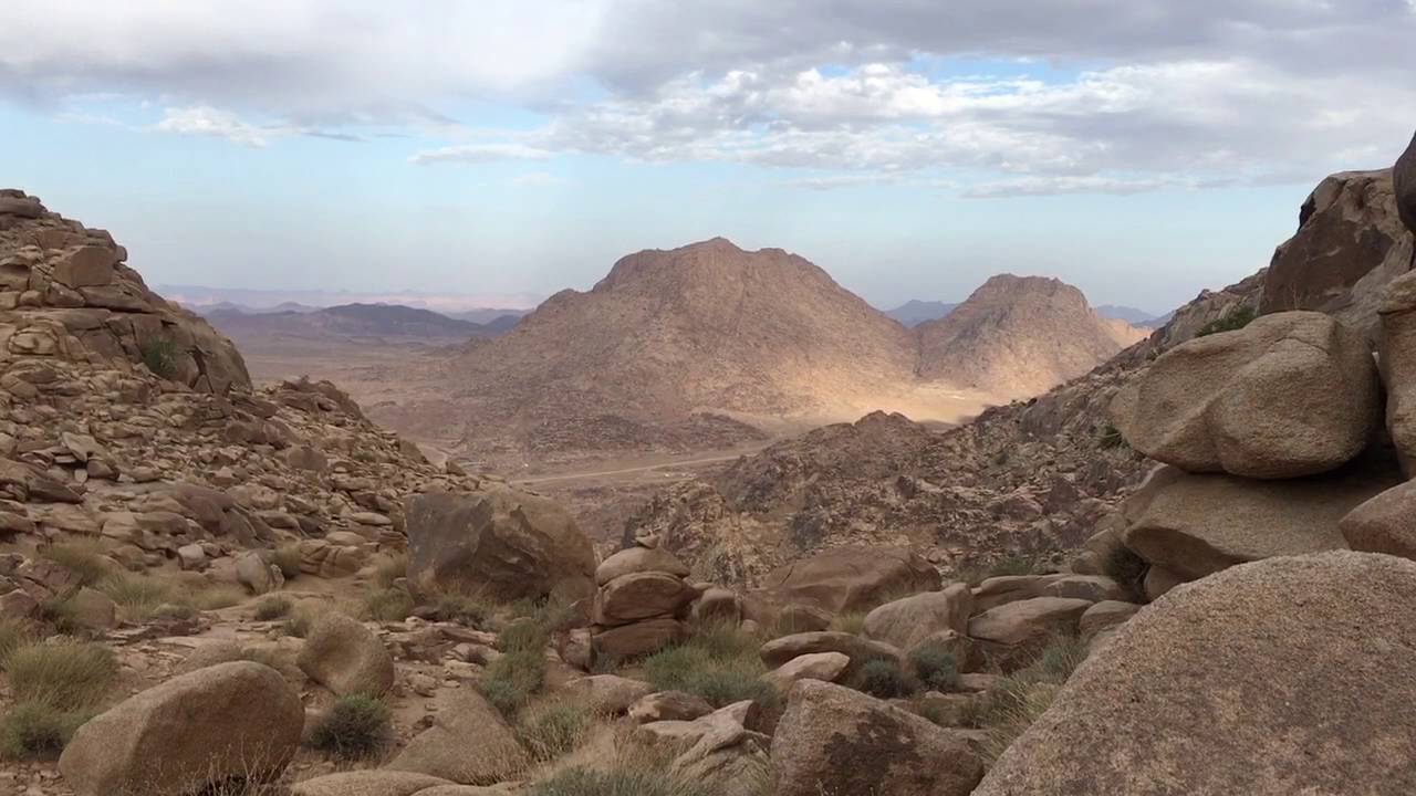 View of the plain from Sinai - YouTube