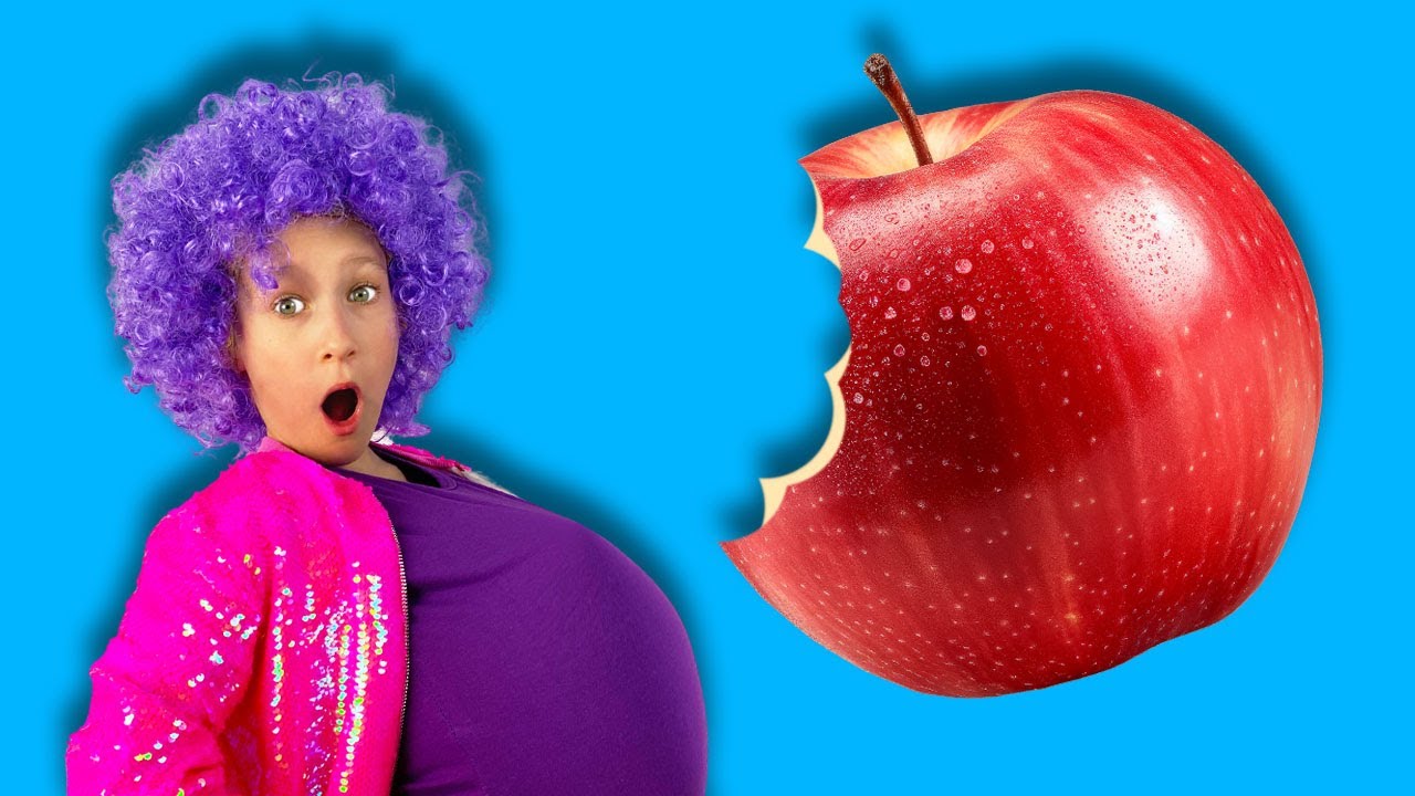 Anuta canta una divertida canción deliciosa Donas 🍩 y manzana 🍎 ...
