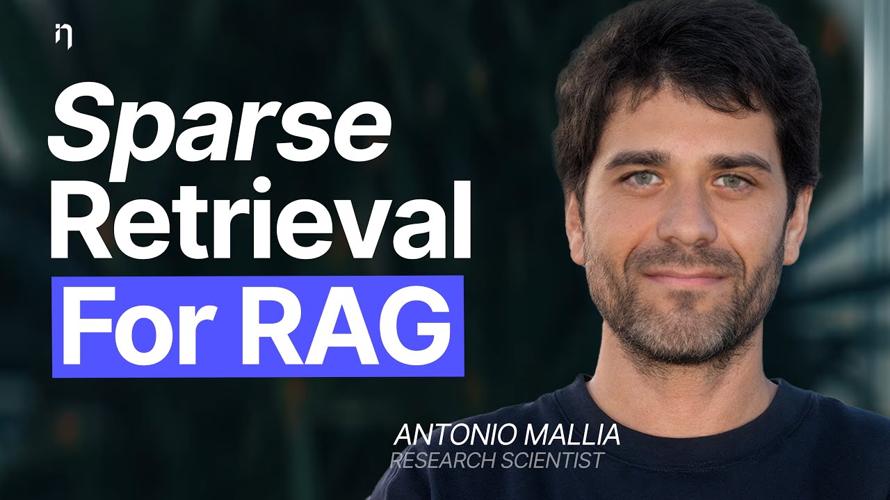 Context Engineers Weekly: Antonio Mallia on Sparse Retrieval - YouTube