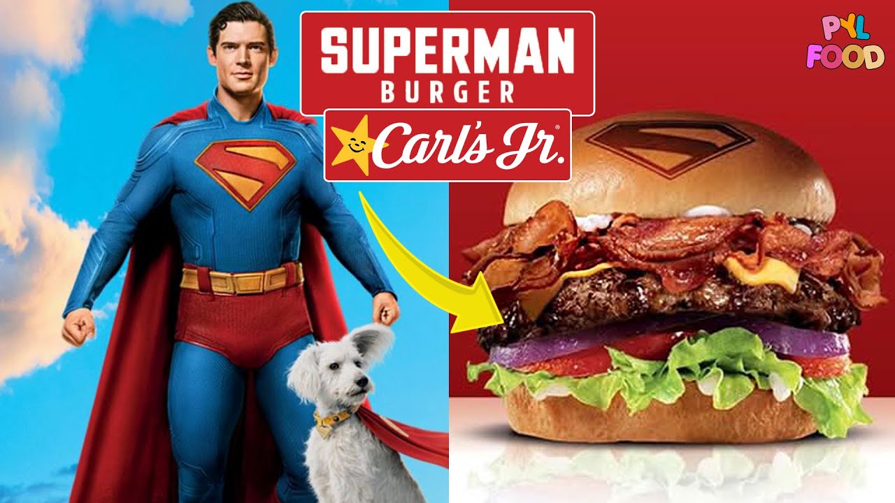 ¡NUEVA SUPERMAN BURGER EN CARLS JR! - YouTube