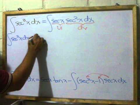 INTEGRAL DE sec x al cubo - YouTube