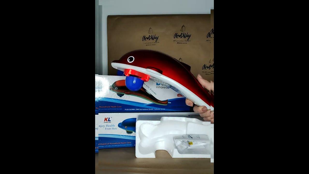 Видео Обзор: Ручной инфракрасный вибромассажер Dolphin Дельфин для ...