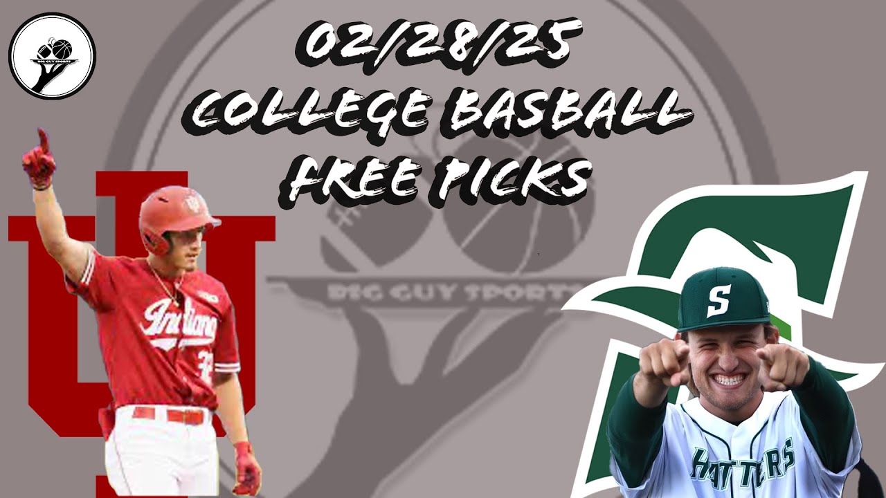 FREE College Baseball Picks 2/28/25 - YouTube
