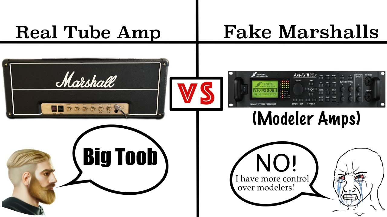 Real Marshall vs Fractal's AXE-FX II Marshall Models - YouTube