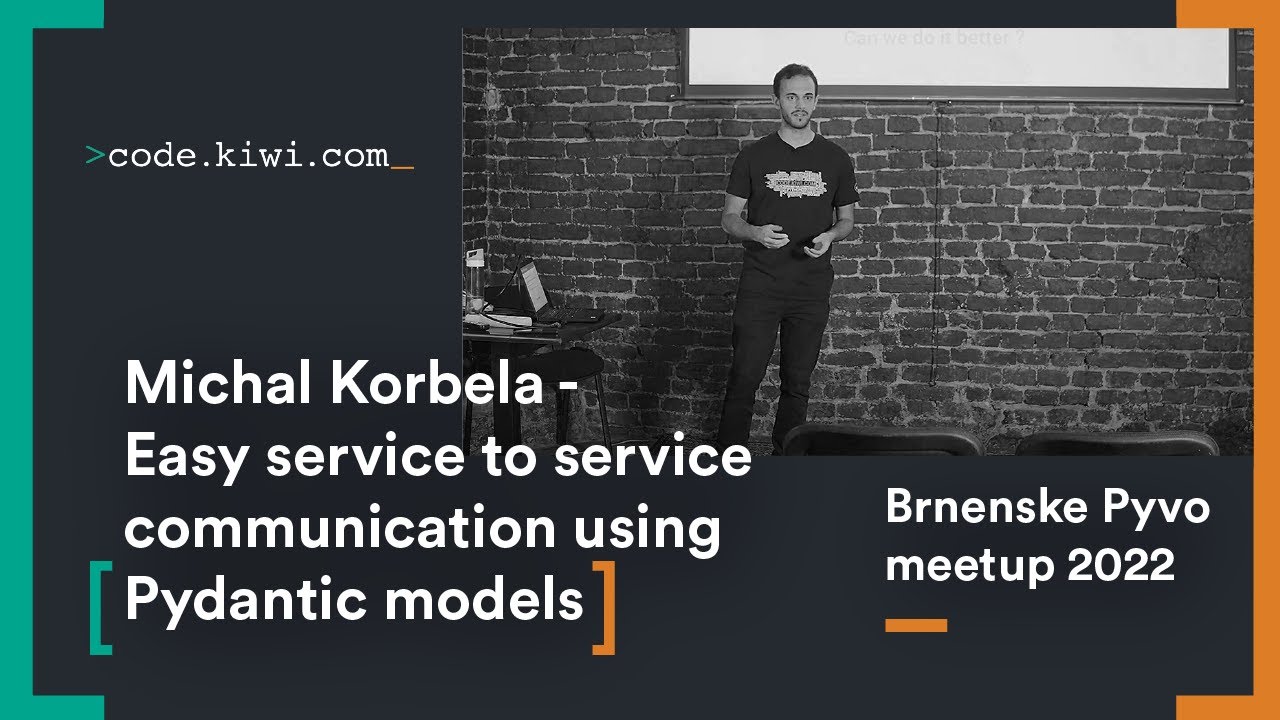Michal Korbela – Easy service to service communication using Pydantic models - YouTube