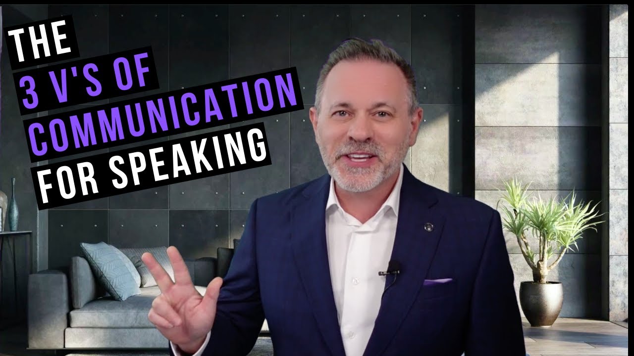 The 3 Vs of Communication for Speaking - YouTube