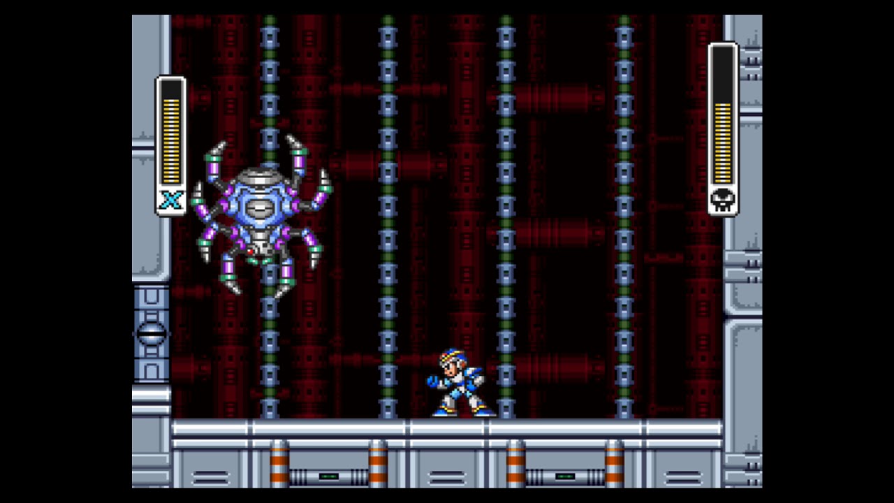 Mega Man X Boss 11 - Bosspider - YouTube