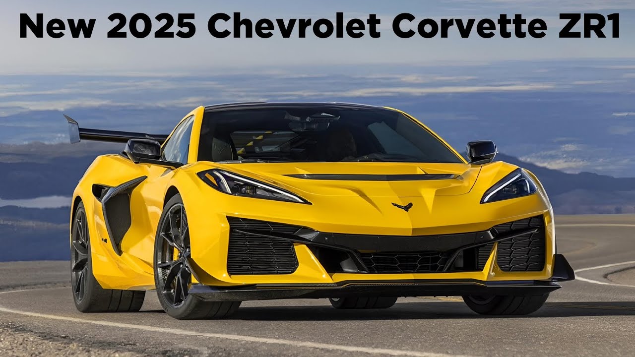 NEW 2025 Chevrolet Corvette ZR1 revealed - Meet the fastest, more ...