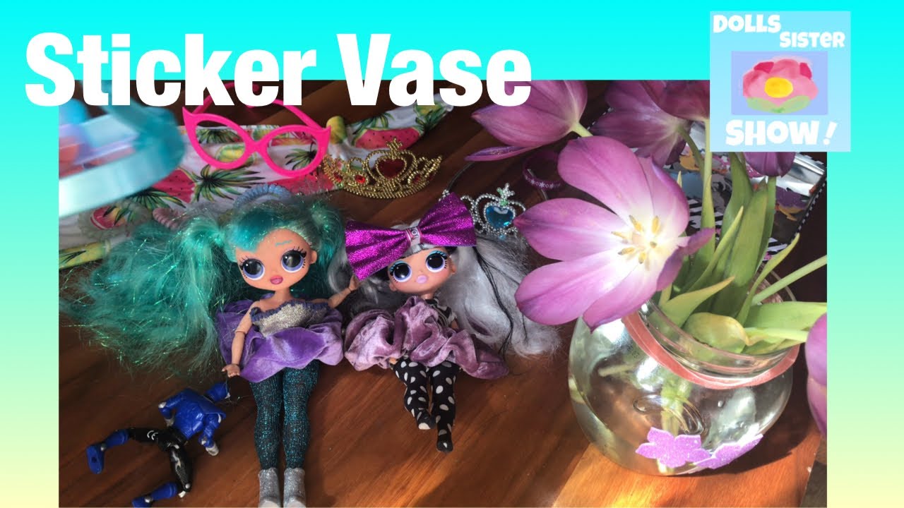 Flower Vase Sticker - dolls sister show - YouTube