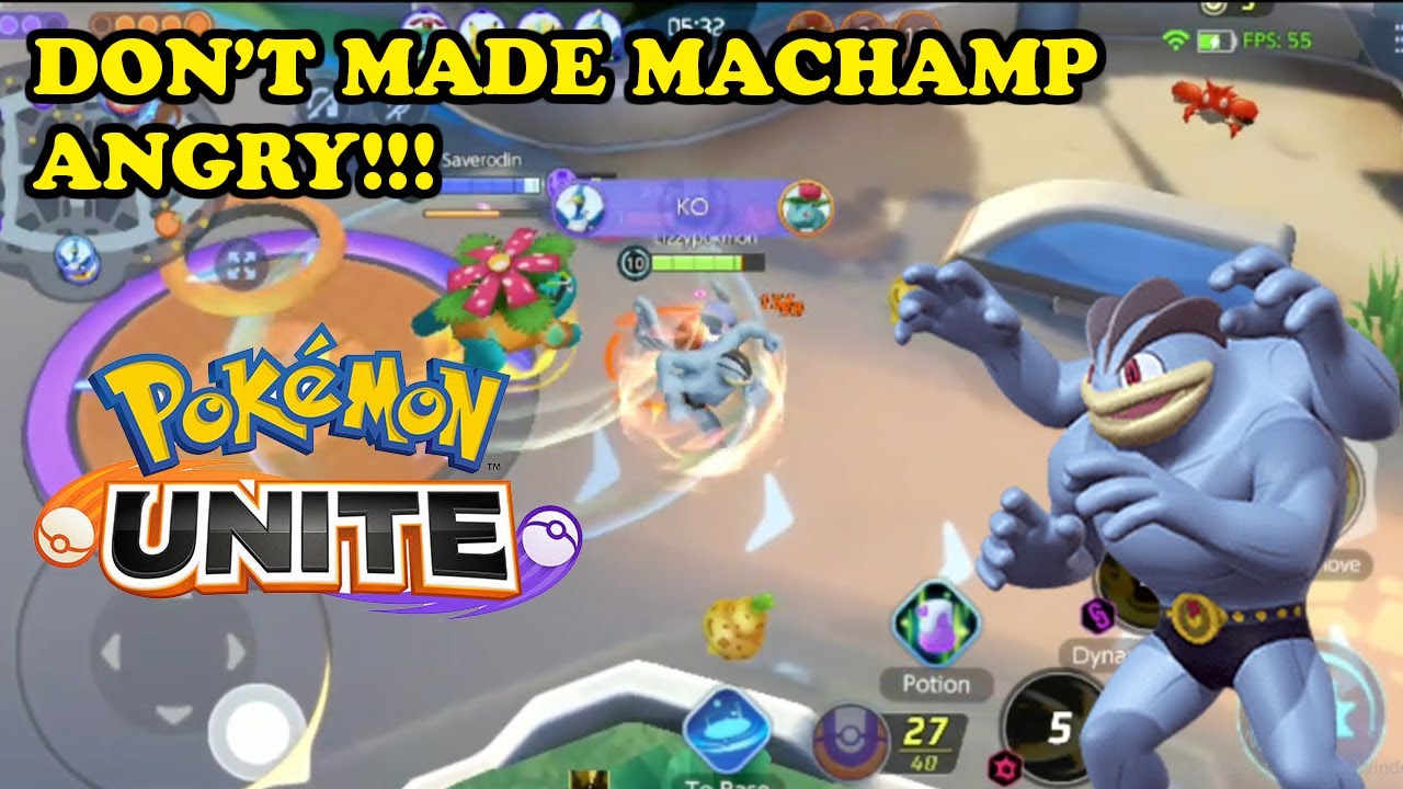 ITEM FOR POKEMON UNITE MACHAMP BEST BUILD - YouTube