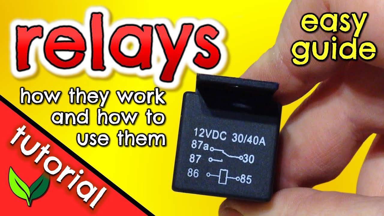 What Are Relays How Do RELAYS Work How To Use 4 Pin And 5 Pin Relays what-are-relays-how-do-relays-work-how-to-use-4-pin-and-5-pin-relays