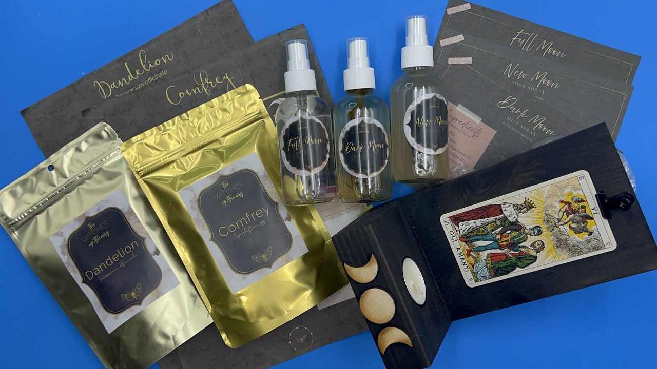 THE WITCHES BOX UNBOXING || August 2022 || Mythos Magick - YouTube