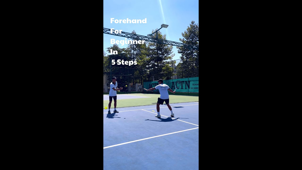 Forehand Lesson For Beginner in 5 Steps - Tennis In HCMC - Tennis ...