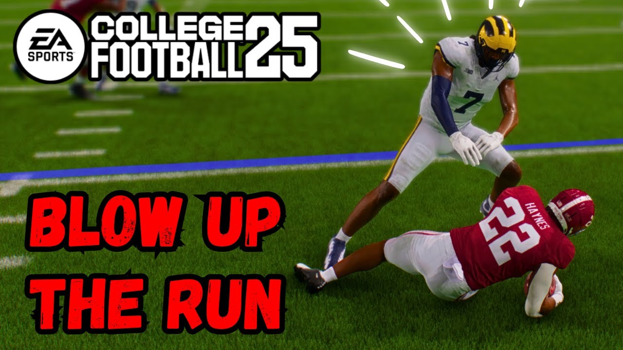How To STOP The RUN In College Football 25 - YouTube