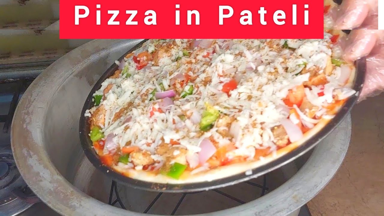 Pizza in Pateli , No oven required - YouTube