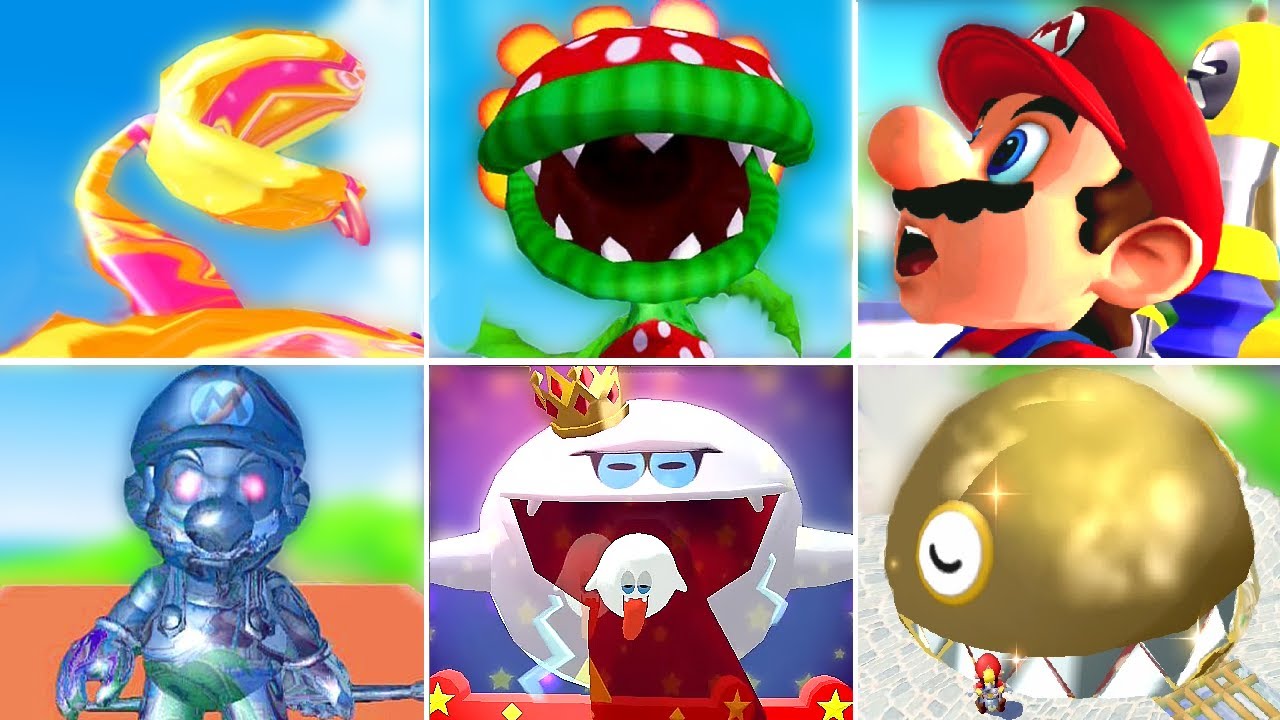 Super Mario Sunshine Bosses List