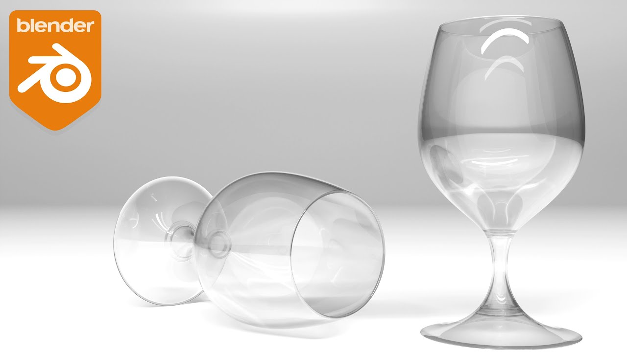 How to make a Wine Glass in Blender - YouTube