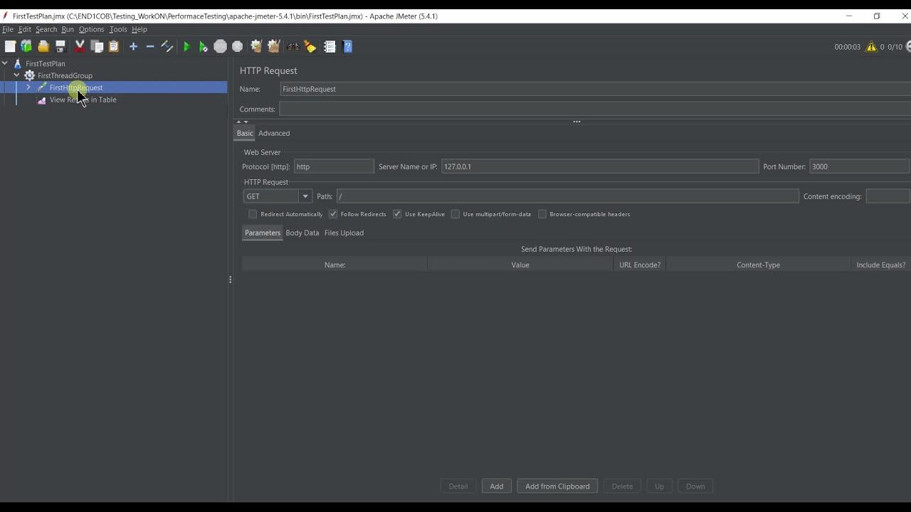 Load Testing Jmeter , API endpoint in local - YouTube