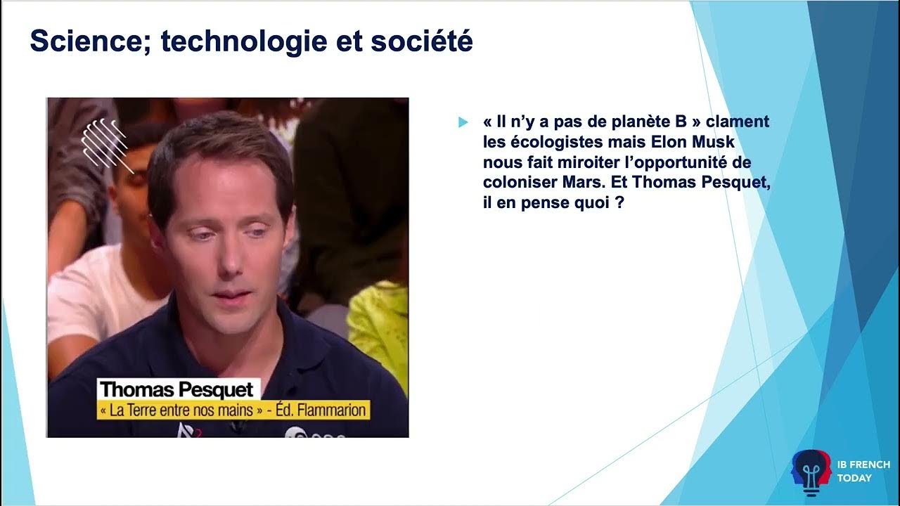 IB FRENCH TODAY INGENIOSITE HUMAINE 3 1 COMPREHENSION ORALE SL - YouTube