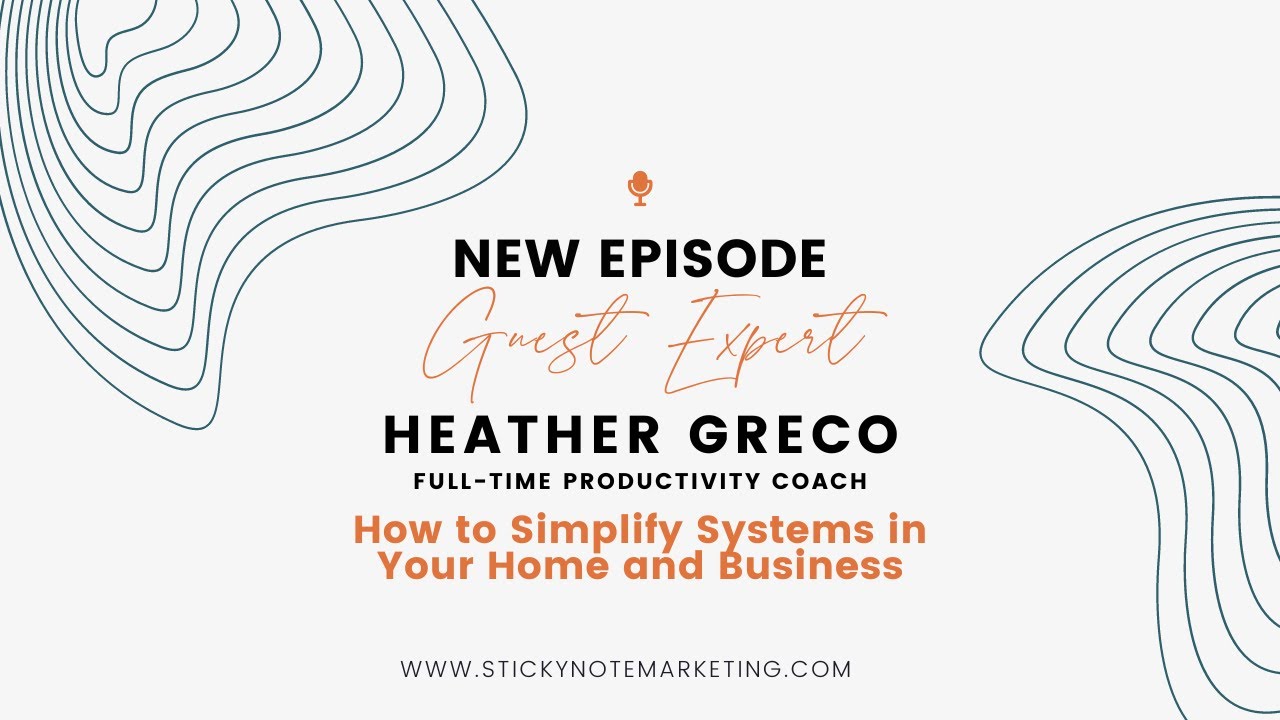 Sticky Note Marketing Guest - Heather Greco - YouTube