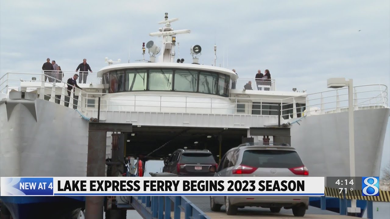 Ferry saves passengers hours by using Lake Michigan - YouTube