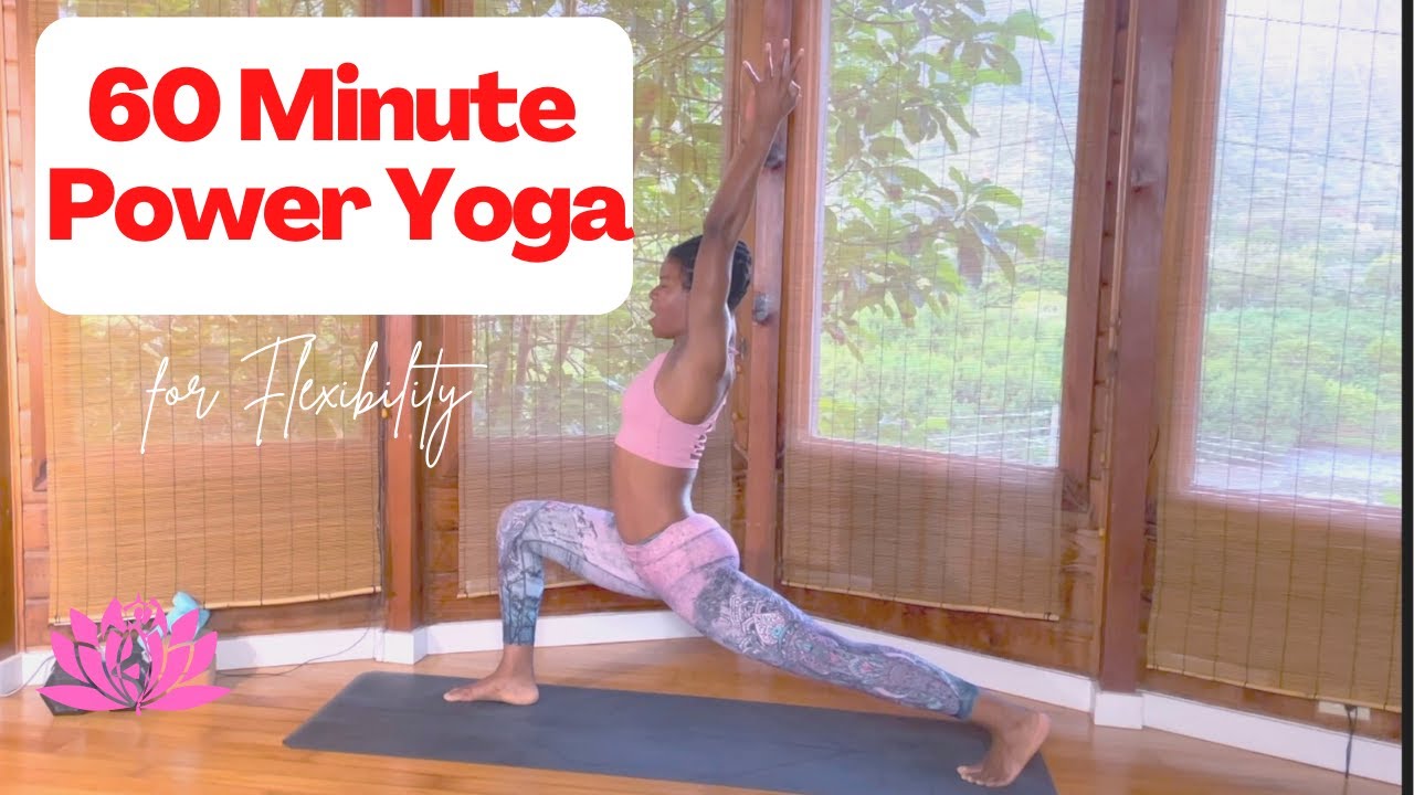 60 Min Strong Power Yoga Flow To Feel Energised Full Body Yoga Workout Youtube