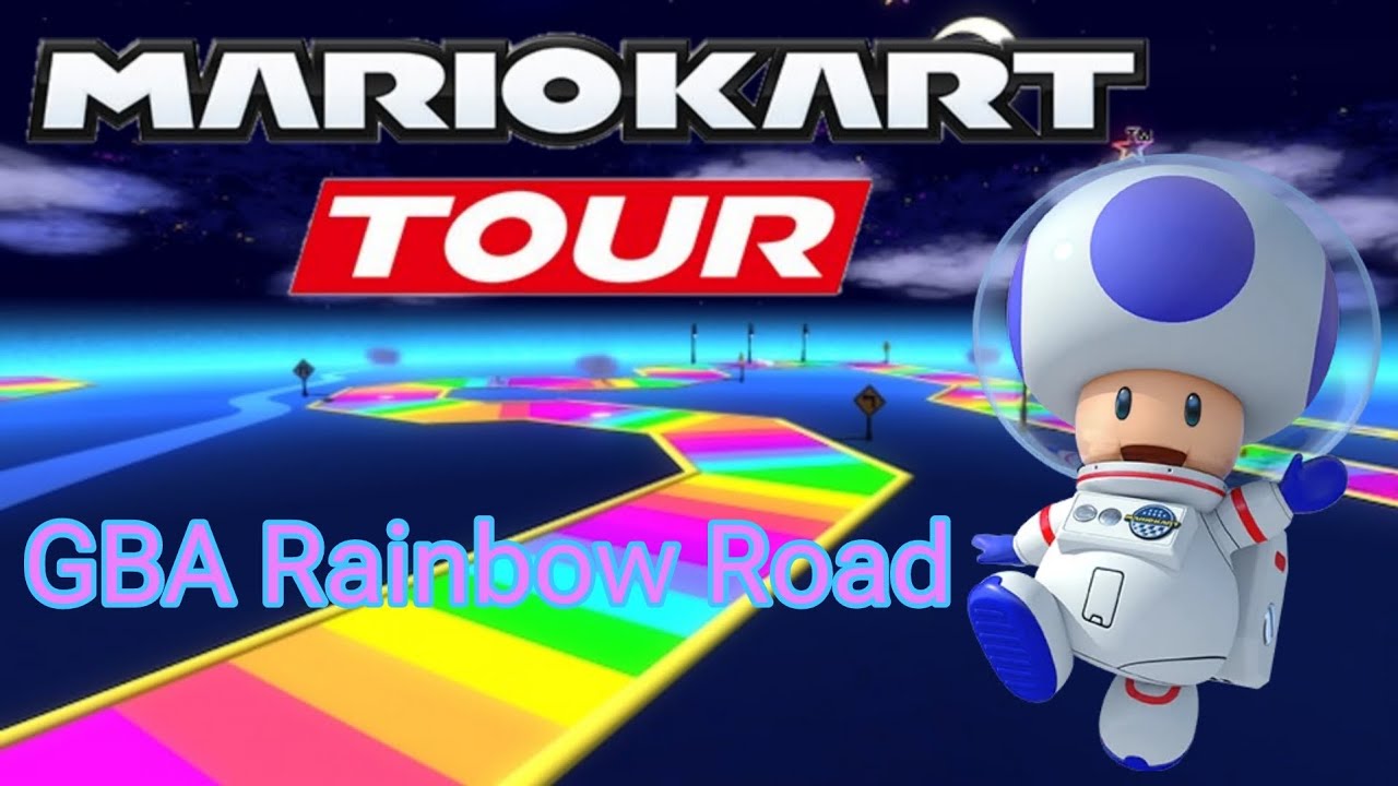 Mario Kart Tour, GBA Rainbow Road (Fanmade) - YouTube