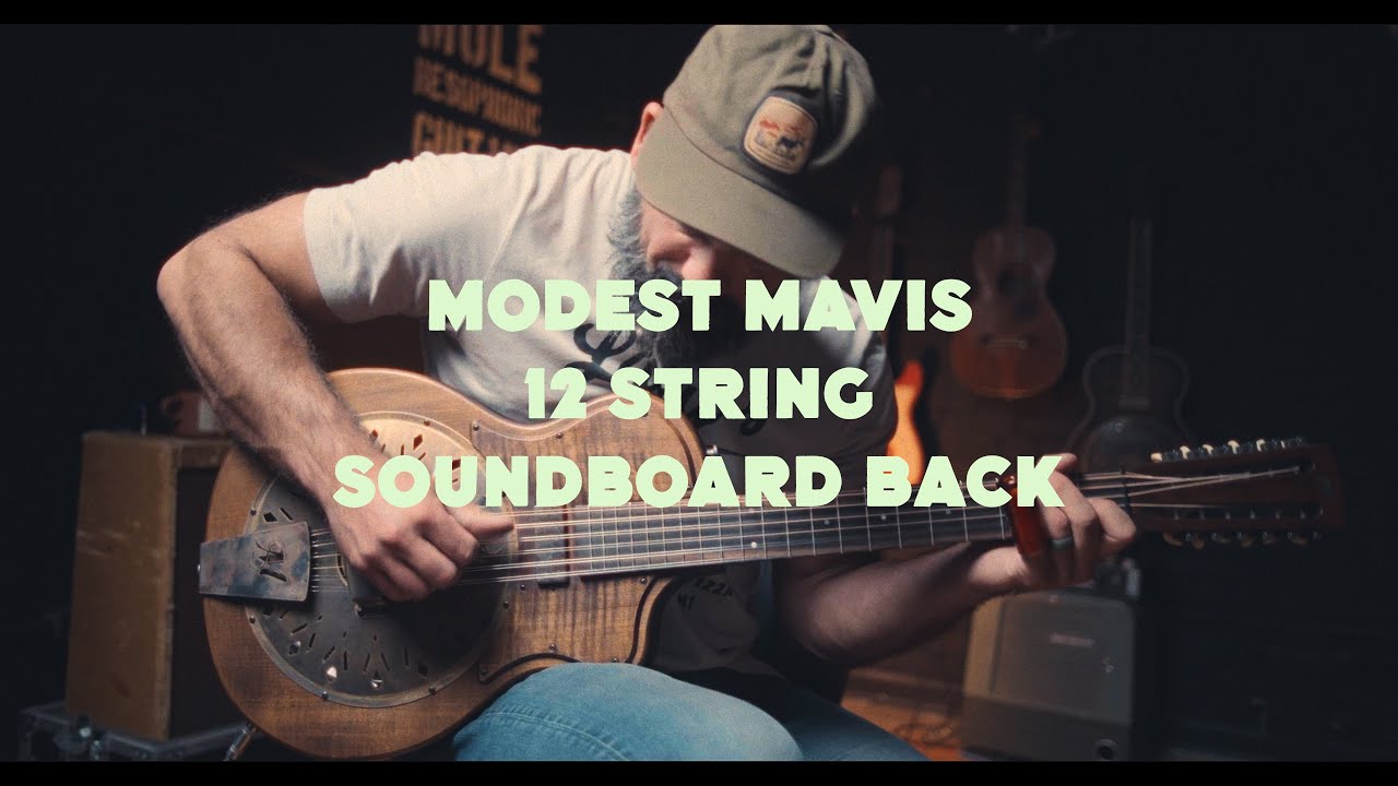 12 String Modest Mavis with Soundboard back - YouTube