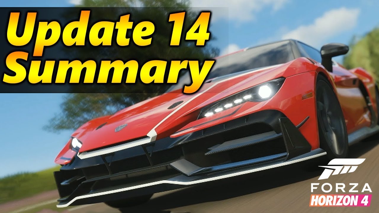 Update 14 Overview | Forza Horizon 4 - YouTube