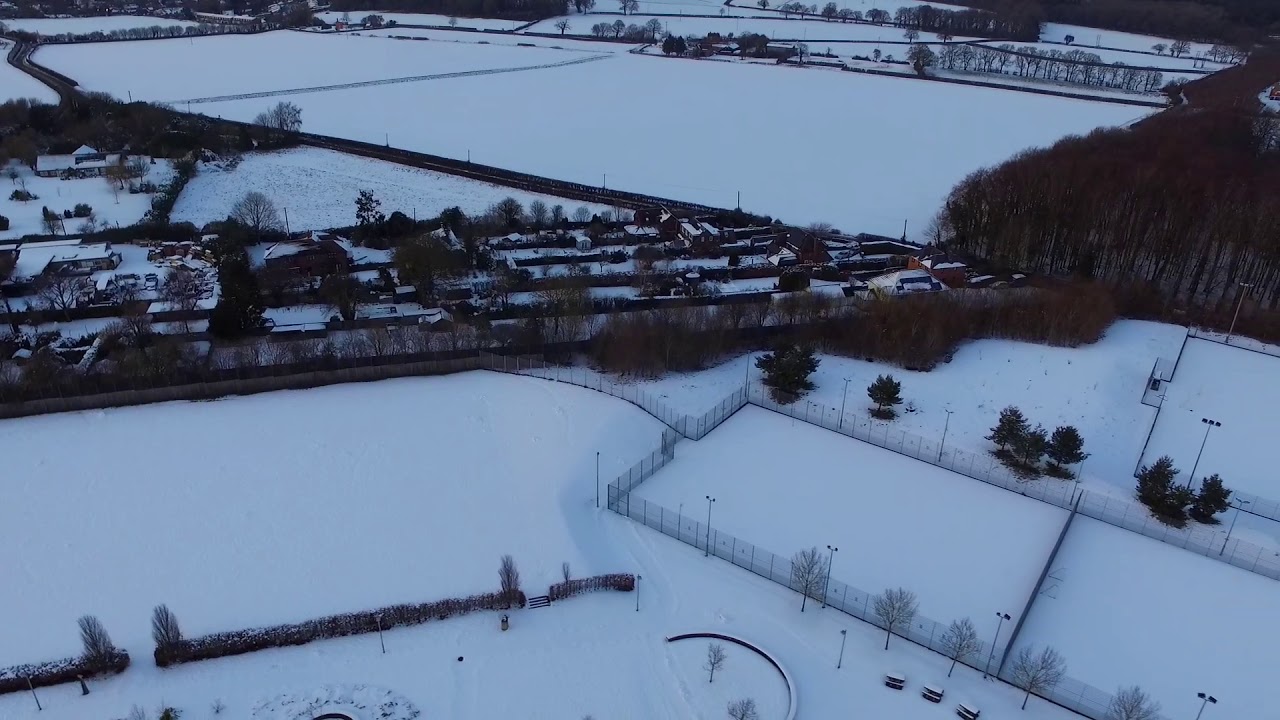 First Snow Of 2019 - Basingstoke UK - YouTube