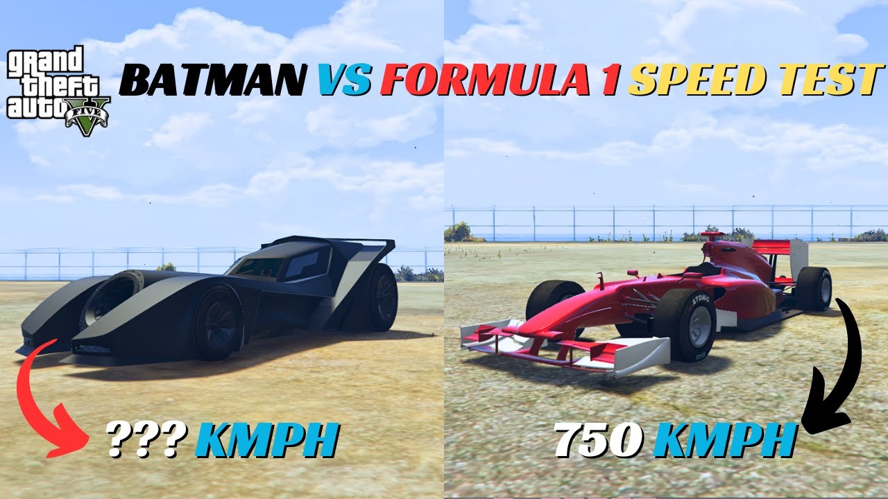 GTA 5 WHICH IS THE FASTEST CAR ?? | BATMAN | FORMULA | #gta5 #speedtest ...