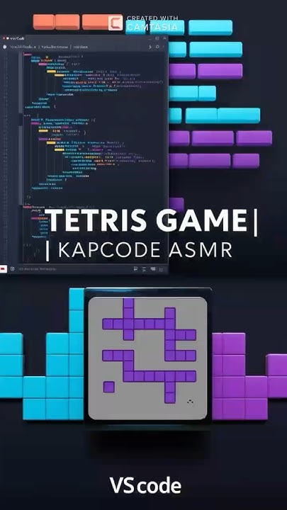 Tetris Game | Html-Css-JavaScript | KapCode ASMR | No Talking Part-12 - YouTube