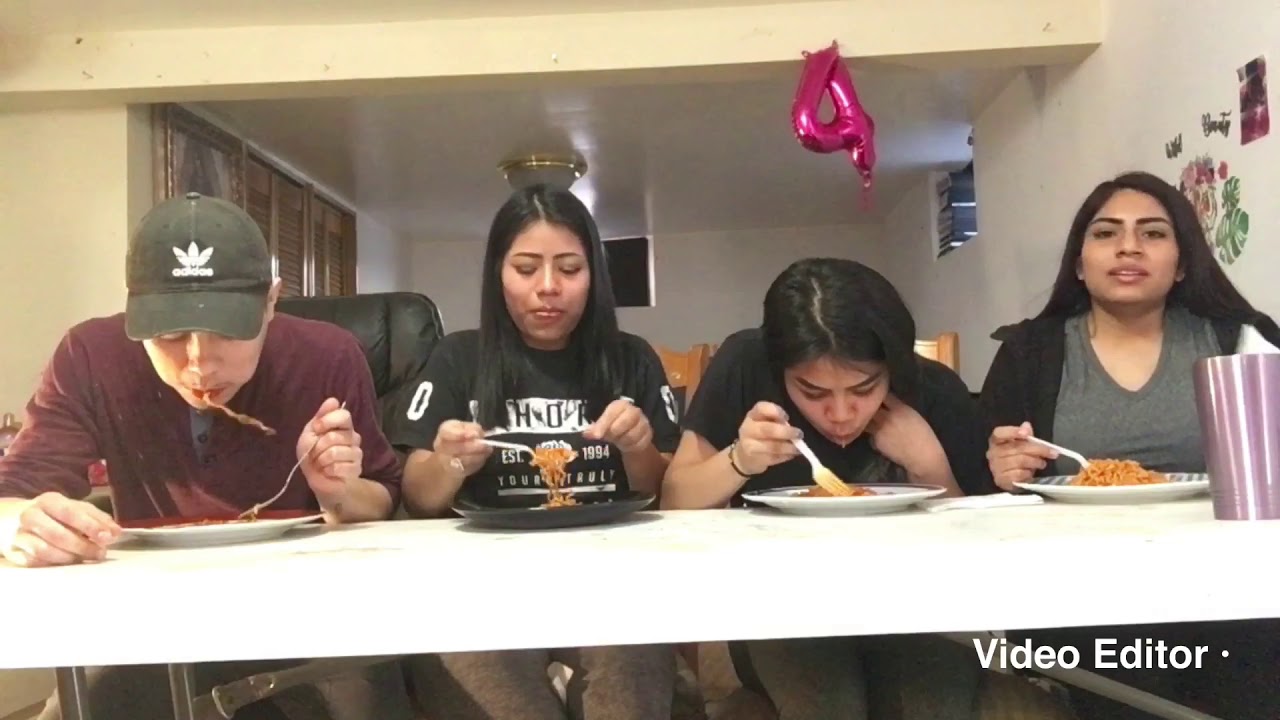 2x nuclear fire noodle challenge 🔥🔥 - YouTube